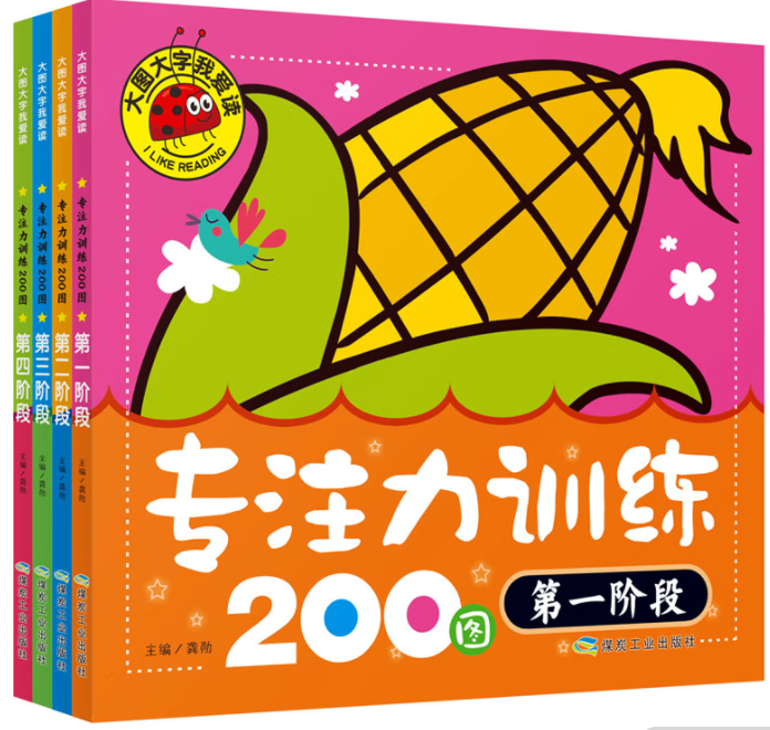 专注力训练200图 共4册