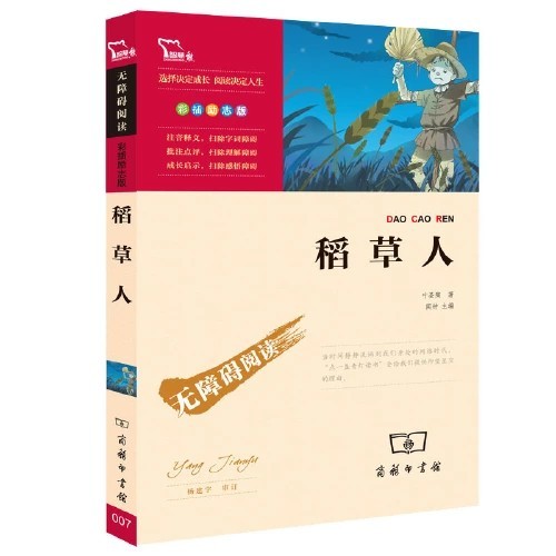 一二年级阅读书目 鲁西西假话王国历险记木偶奇遇记你看起来很好吃长袜子皮皮豆蔻镇的居民稻草人兔子坡 稻草人 单本