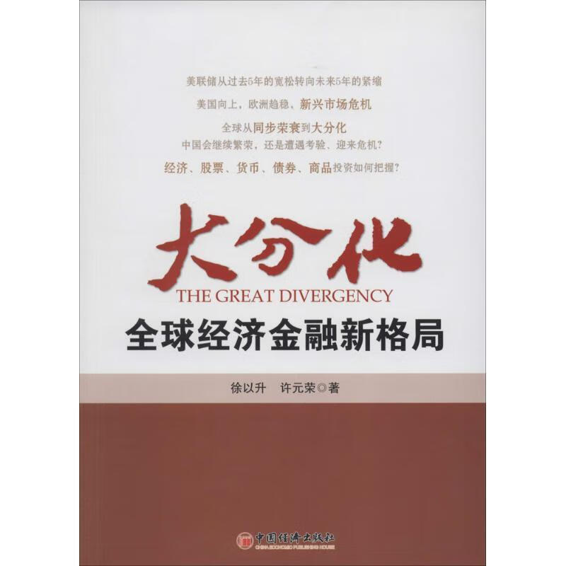 大分化:全球经济金融新格局【好书，下单速发】