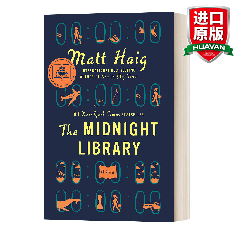 The Midnight Library 英文原版小说 午夜图书馆 马特黑格小说 Matt Haig 精装 英文版 进口英语原版书籍