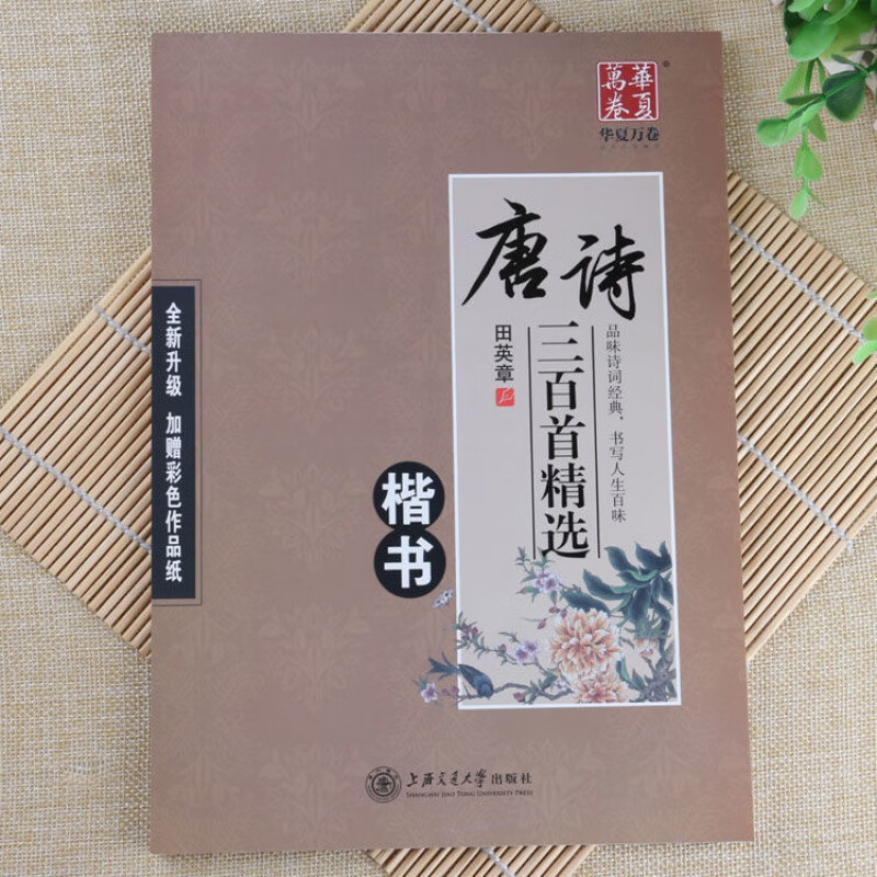 田英章楷书钢笔字帖唐诗三百首精选学生正楷硬笔书法临摹练字帖0
