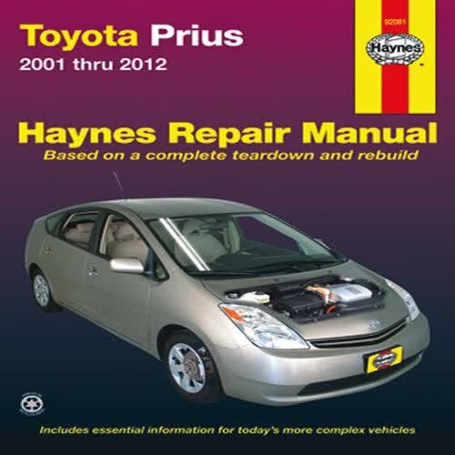 Toyota Prius 2001 thru 2012