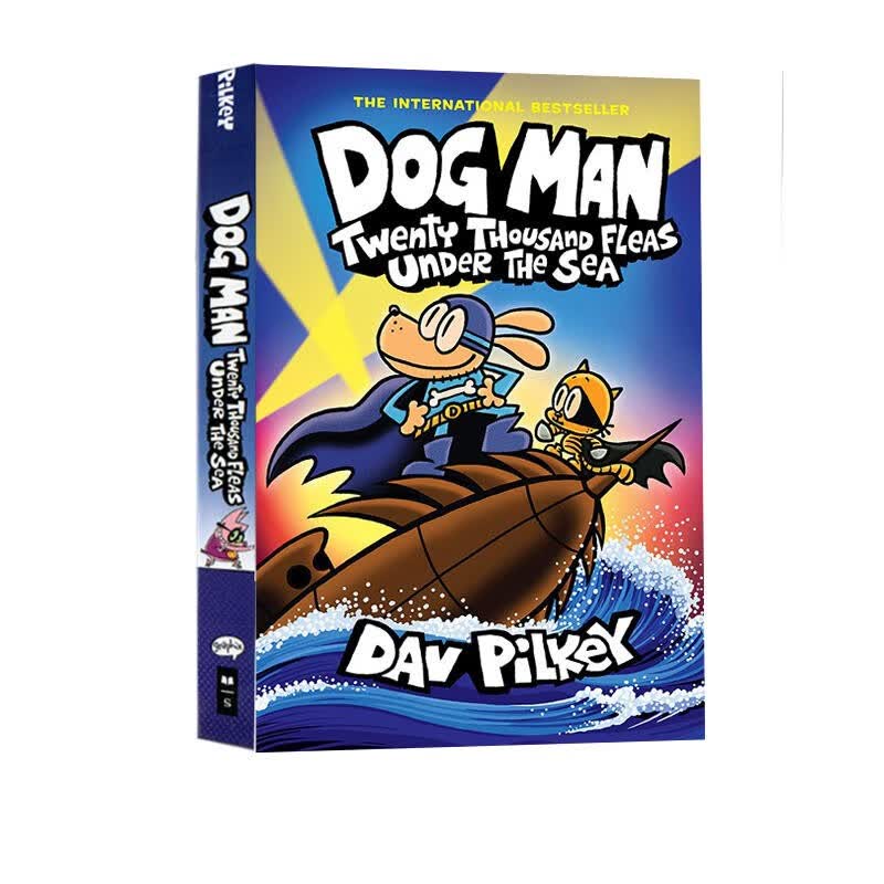 神探狗狗的冒险 Dog Man 精装 内裤超人队长Captain Underpants同作者Dav Pilkey 儿童英语幽默漫画 预售[新]#11 神探狗狗的冒险 Dog Man 绿山墙图书