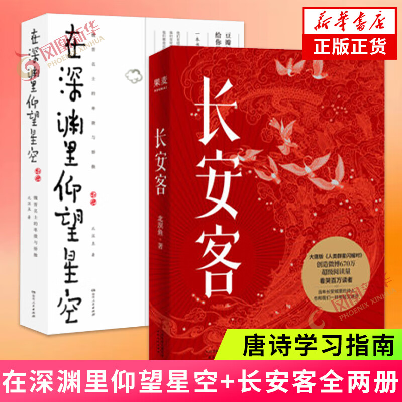 【2册】在深渊里仰望星空+长安客 北溟鱼 诗人传记大唐历史 唐诗学习指南 打破对魏晋的刻板印象 凤凰旗舰店 书籍
