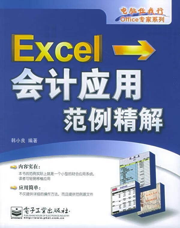 Excel会计应用范例精解 韩小良 编著【书】