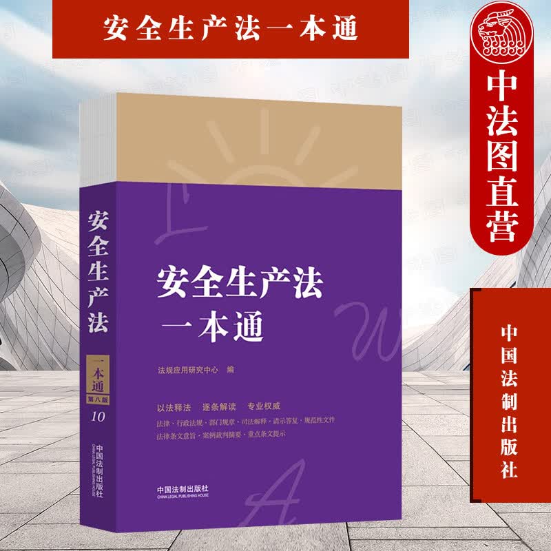 2021新 安全生产法一本通 法制 法条法律法规部门规章司法解释案例理解与适用 法律工具书参考书