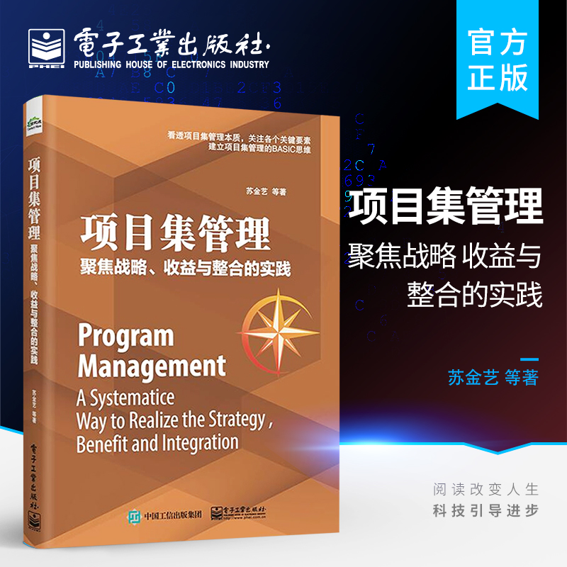 官方 项目集管理 聚焦战略 收益与整合的实践 项目集管理流程核心重点难点 pmp考试项目管理书籍