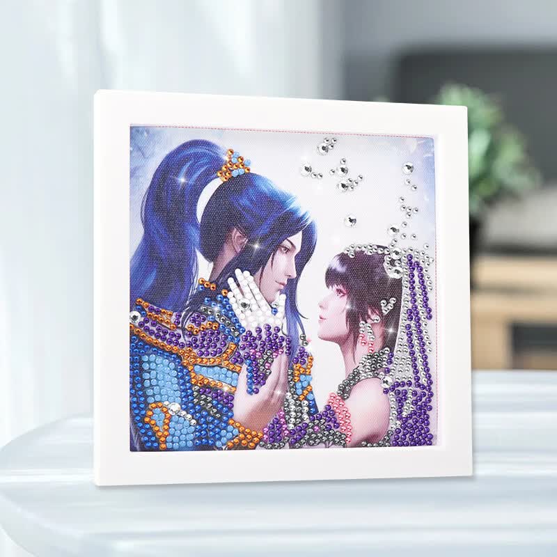 斗罗大陆钻石贴画男童5d钻石画满钻女孩儿童公主贴钻画diy动漫 斗罗大陆A款 送相框+工具包