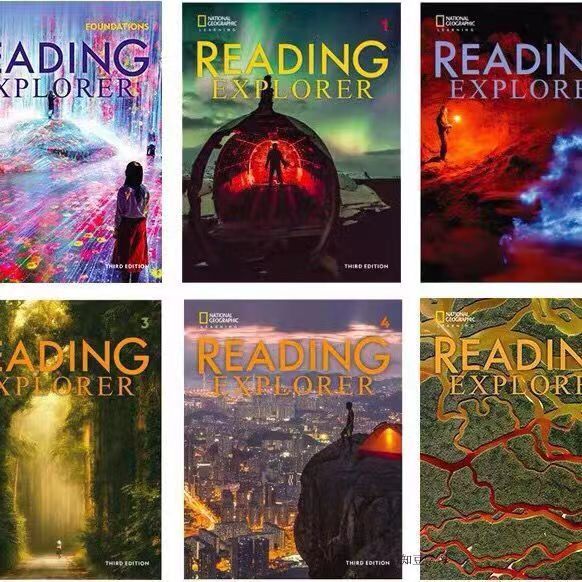 新版彩色 Reading Explorer国家第三版 共6册 赠音频视频 第三版 全套6本