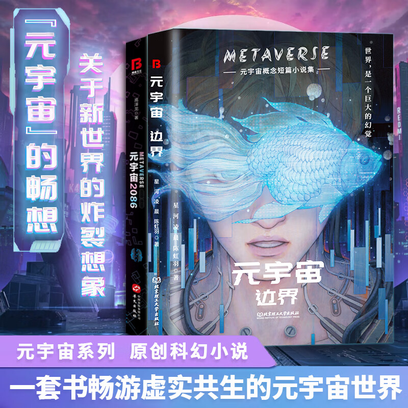 元宇宙2086+边界全2册 未来世界一览 元宇宙背后的真相 元宇宙概念短篇小说集开辟元宇宙科幻 未来高科技多种设想 《元宇宙2086+边界》全2册