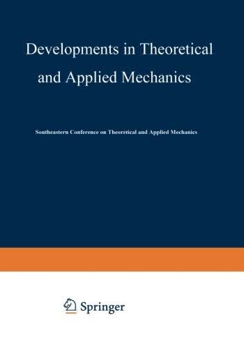 Developments in Theoretical and Applied Mechanics