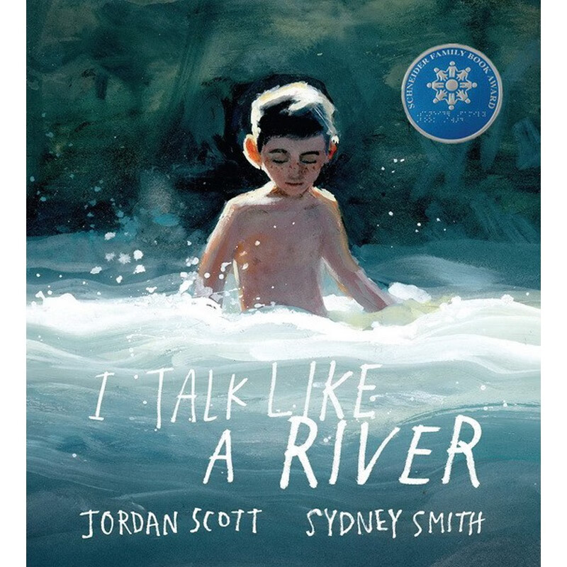 我像河流一样说话 I Talk Like a River 英文原版绘本 幼儿艺术启蒙图画故事书 Sydney Smith 施耐德家族好书奖