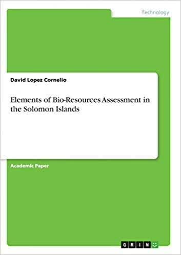 Elements of Bio-Resources Assessment in the Solo