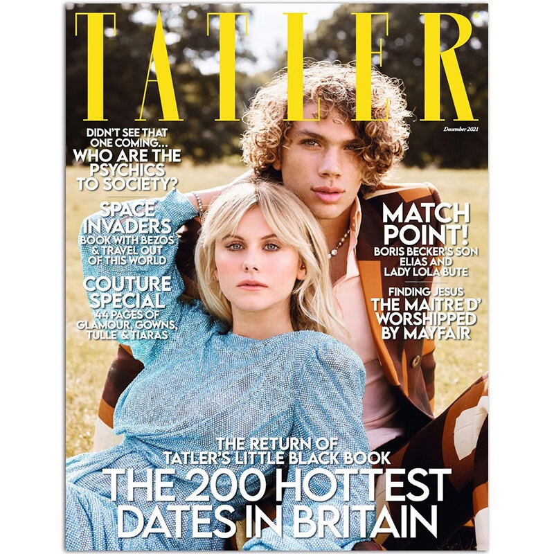 【单期可选】Tatler 闲谈者 2019/20/21年月刊 英国社交时尚生活方式杂志 2021年12月刊