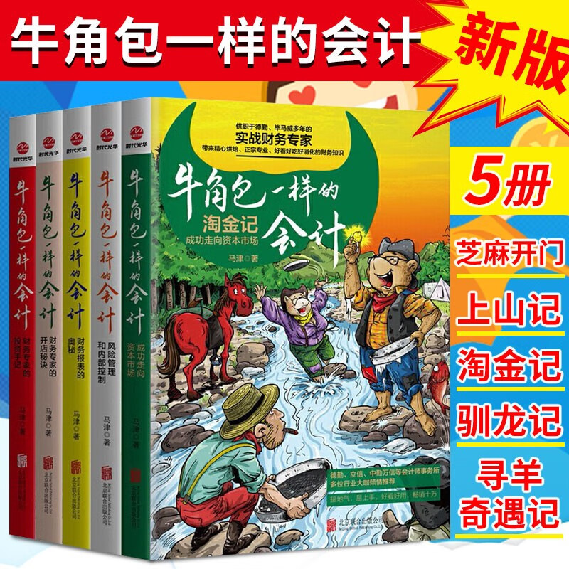 新版牛角包一样的会计书籍5册 财务报表的奥秘\/财务专家的投资手记\/风险管理和内部控制\/成功走向资本市场\/财务专家的投资手记