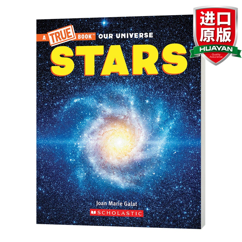 英文原版 恒星 Stars A True Book 英文版儿童太空科普绘本 天文学知识读物