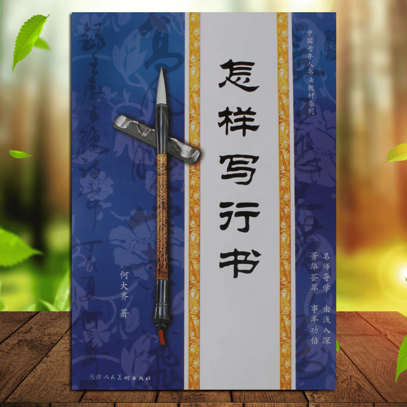 书法毛笔字帖初学书法练习何大齐怎样写行书书法入门碑帖书法