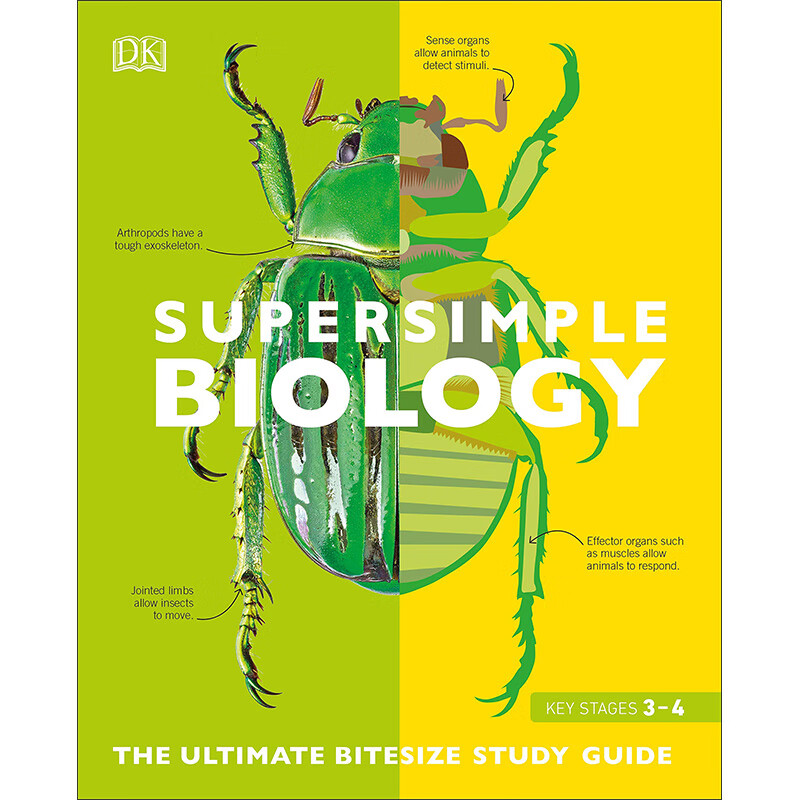 Super Simple Biology 简易生物学 英文原版图书籍青少年读物DK出版系列