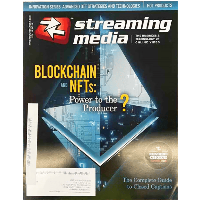 【单期可选】Streaming Media 2020/21年 美国多媒体信息流杂志 2021年11/12月合刊