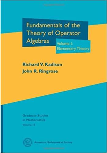 Fundamentals of the Theory of Operator Algebras.