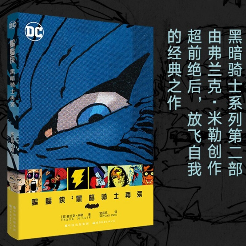 【蝙蝠侠漫画系列】缄默+致命玩笑+黑暗骑士归来+黑暗骑士再袭+白骑士+诅咒 欧美DC动漫 蝙蝠侠漫画 蝙蝠侠：黑暗骑士再袭