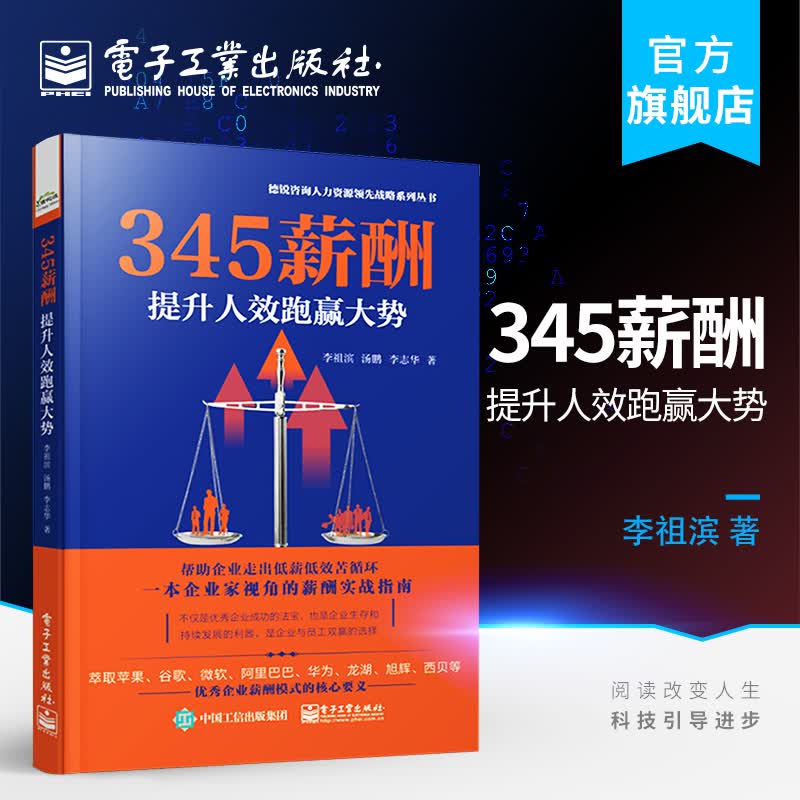 官方 345薪酬 提升人效跑赢大势 管理咨询实践经验 薪酬管理模式书 HR人力资源管理实操书籍