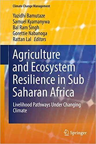 高被引Agriculture and Ecosystem Resilience in Sub