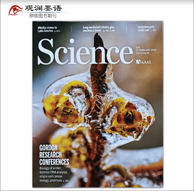 【单期可选】Science 美国科学杂志 2019年\/2020年美国自然科学科普英文杂志 #6480 2020年2月21日