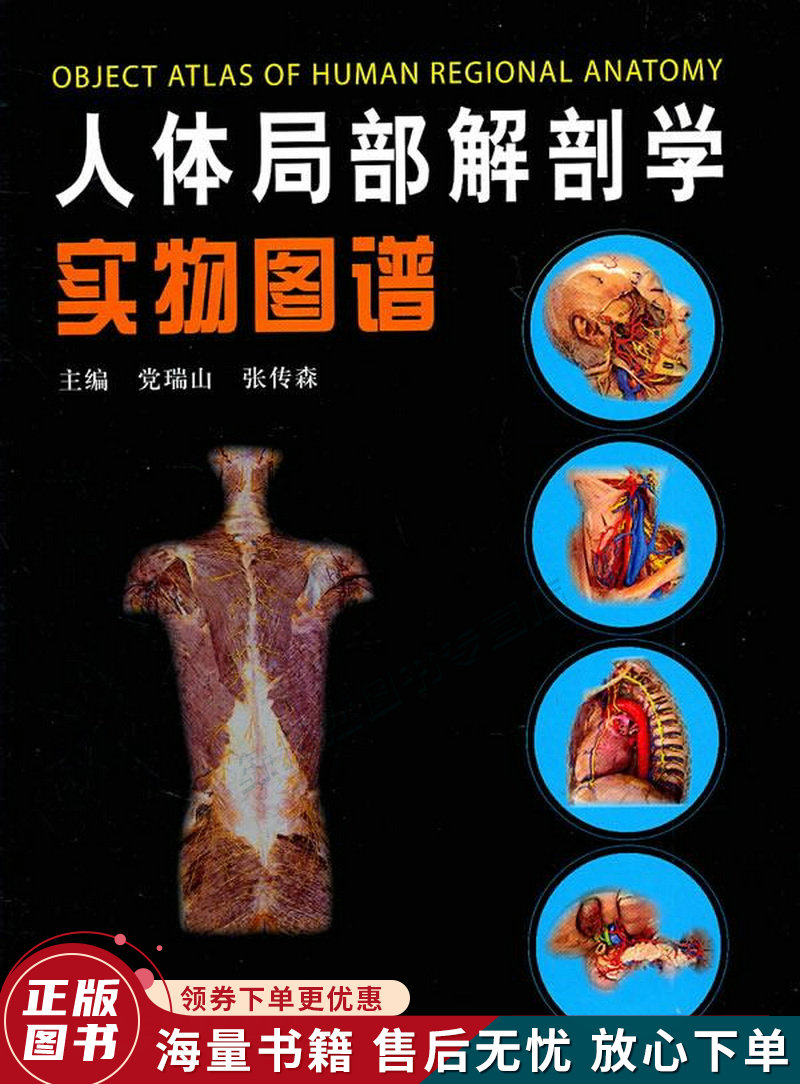 人体局部解剖学实物图谱精