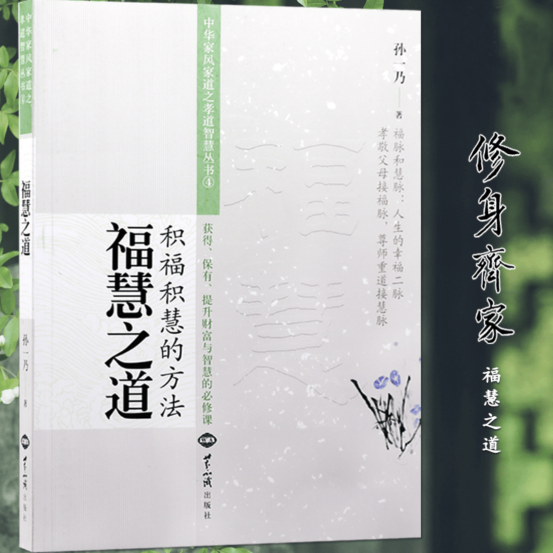 孙一乃老师福慧之道(积福积慧的方法)中华家风家道之孝道智慧中国哲学社科 籍 世界知识出版社