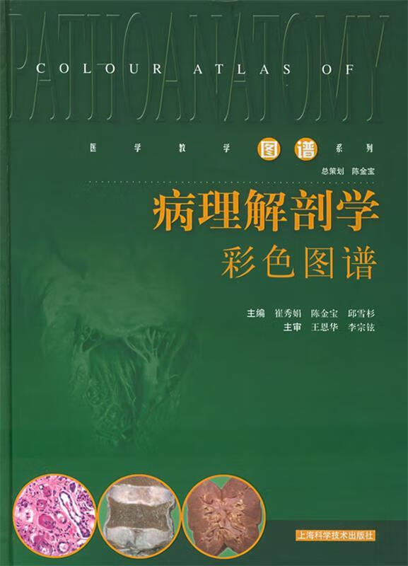 病理解剖学彩色图谱 崔秀娟,陈金宝,邱雪杉 主编