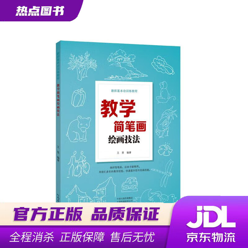 【 官方】教师基本功训练教程——教学简笔画绘画技法 王昱 河南美术出版社