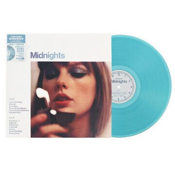 预售 泰勒斯威夫特专辑《午夜》 Taylor Swift - Midnights 月石蓝彩胶LP