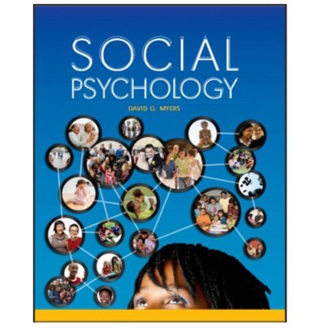 纸质版/Social Psychology, 11th edition, By David Myers 黑白版