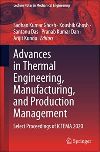 Advances in Thermal Engineering, Manufacturing,