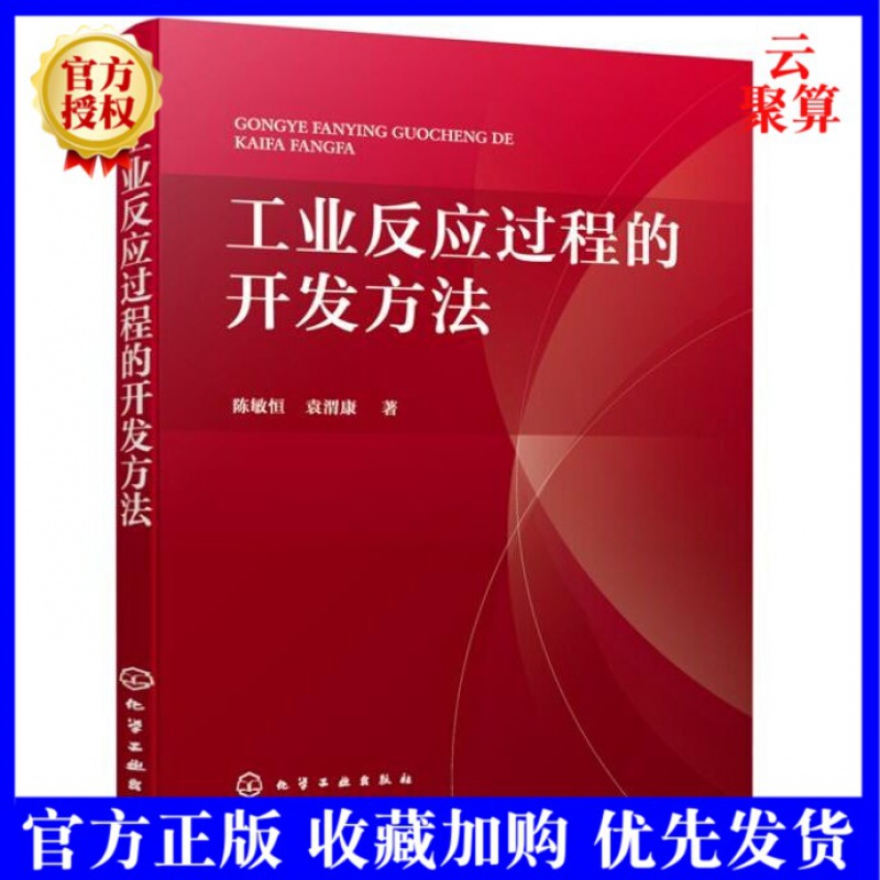 2021新书 工业反应过程的开发方法 工业反应过程开发工作研究设计人员参考化工企业培训化工专业教材过