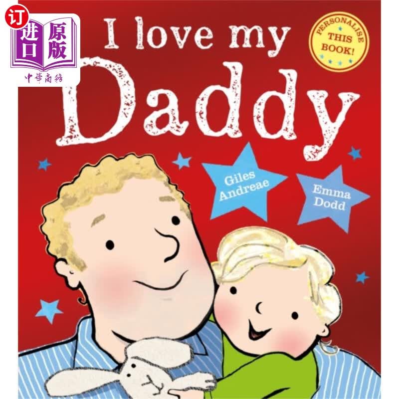 海外直订I Love My Daddy 我爱我的爸爸