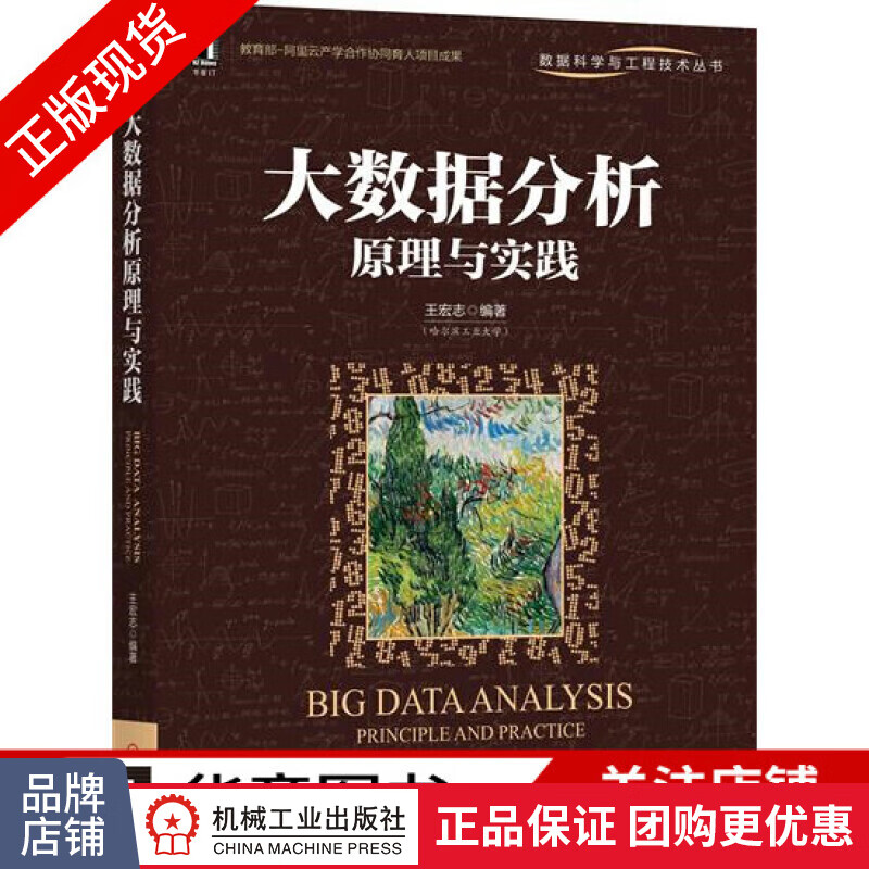 包邮 大数据分析原理与实践 王宏志 数据库存储与管理教材 数据科学与工程技术书|6064461