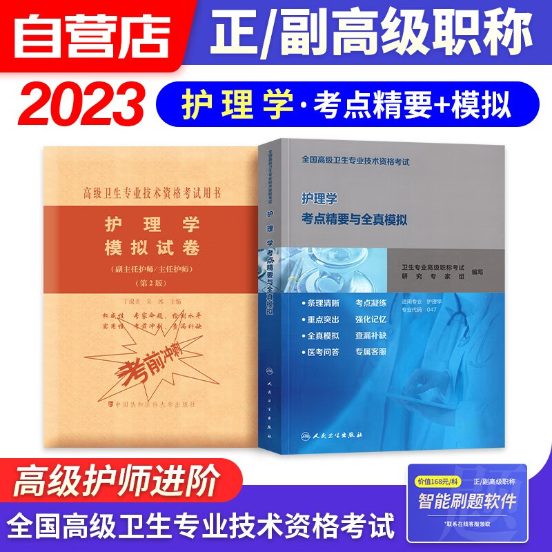 备考2024护理学副高职称考试人卫版 副主任副高级护师职称考试用书人卫版考点精要+协和模拟试卷 2本 内外儿妇产科护理 全国高级卫生专业技术资格考试 人民卫生出版社 可搭历年真题