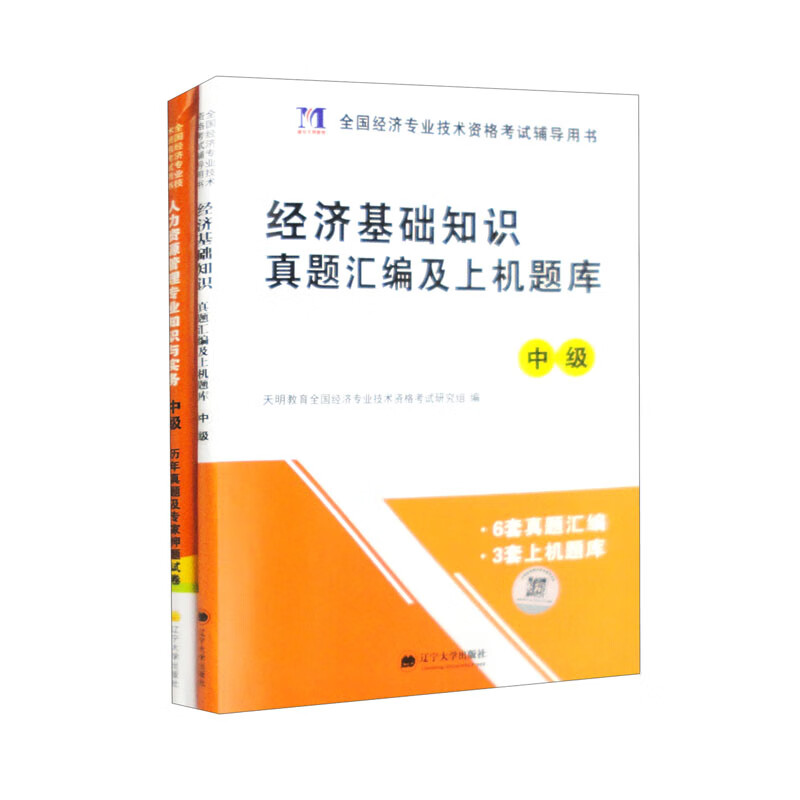 中级经济师2023人力资源管理专业历年真题及专家押题试卷（2册套装）：人力资源管理知识与实务+经济基础知识