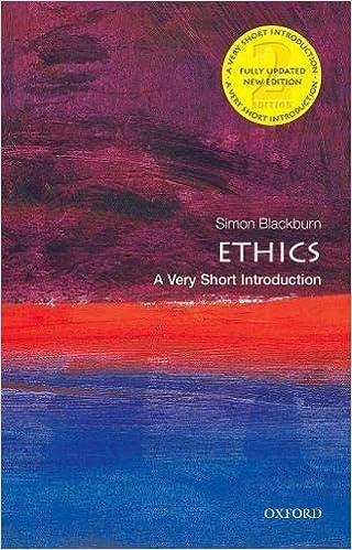 伦理学：牛津通识读本 Ethics: A Very Short Introduction