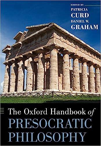 牛津前苏格拉底哲学手册 The Oxford Handbook of Presocratic Philosophy