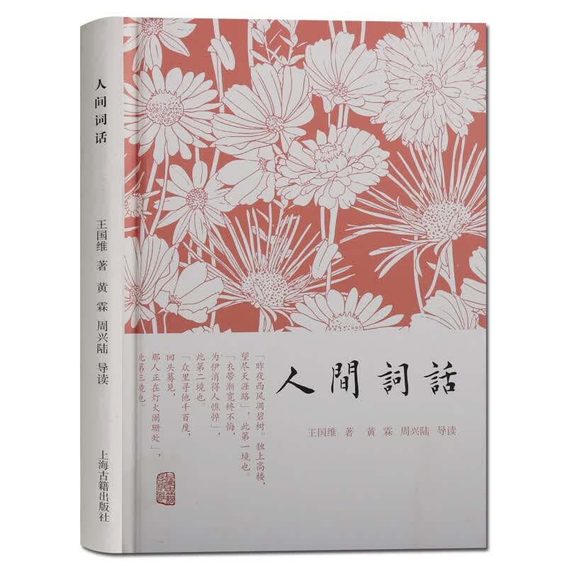 人间词话 王国维 上海古籍出版社 宋词词集 中国古典文学书籍 古代诗词赏析书籍 国学经典书籍