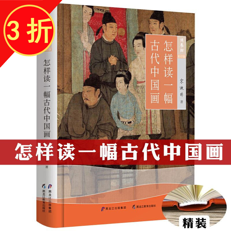 如何读中国画 中国绘画的深意 中国绘画史原来可以这样读 怎样读一幅古代中国画（精装彩印版）定价49