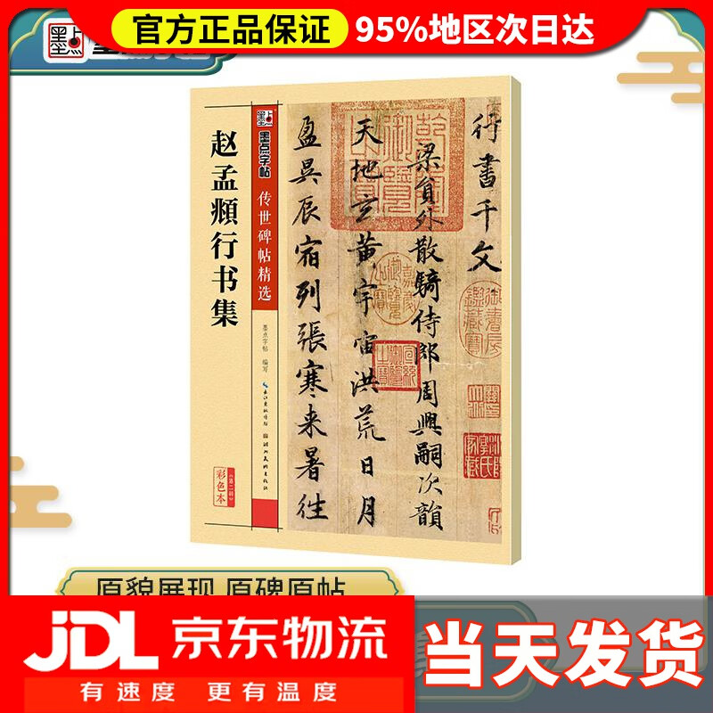 传世碑帖精选赵孟頫行书集 墨点字帖 湖北美术出版社 9787539479293