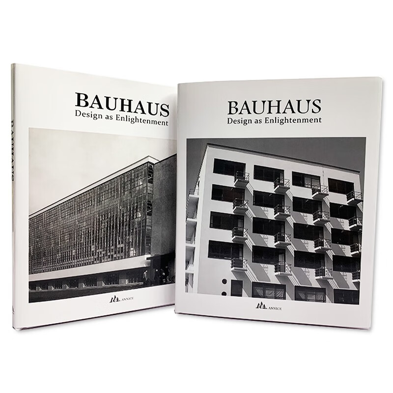 【6款页面随机发】 BAUHAUS Design as Enlightenment 英文原版 包豪斯设计启蒙运动 德国艺术设计学院作品集建筑平面设计书籍