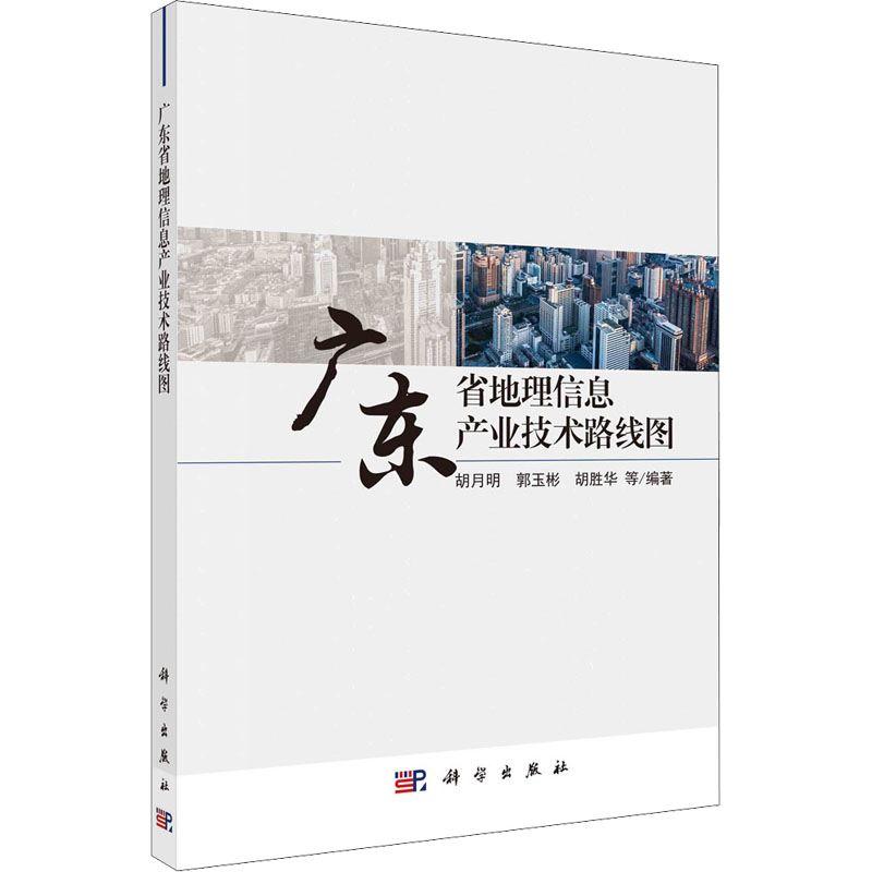 广东省地理信息产业技术路线图 图书