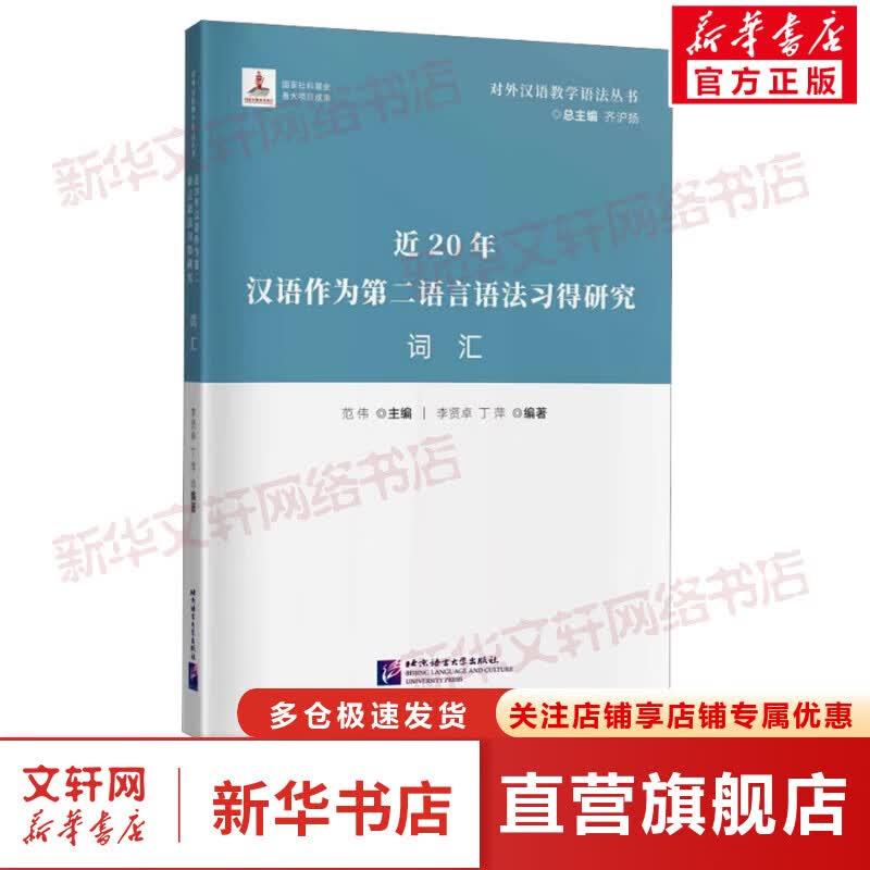 近20年汉语作为第二语言语法习得研究 词汇 图书
