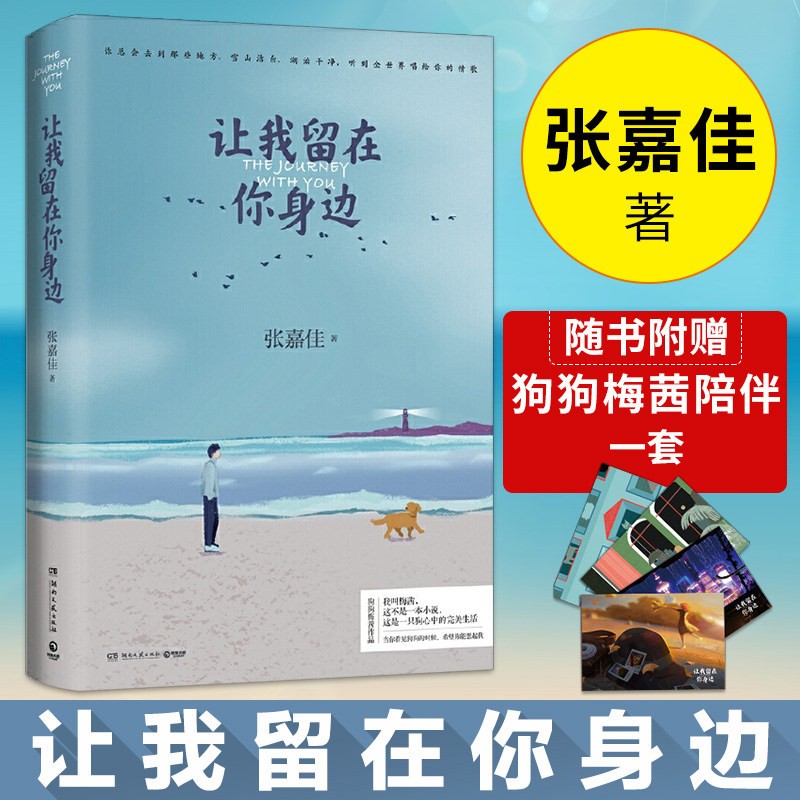 【现货包邮】 张嘉佳的书全套四册：云边有个小卖部+天堂旅行团+从你的全世界路过+让我留在你身边 【单本】让我留在你身边