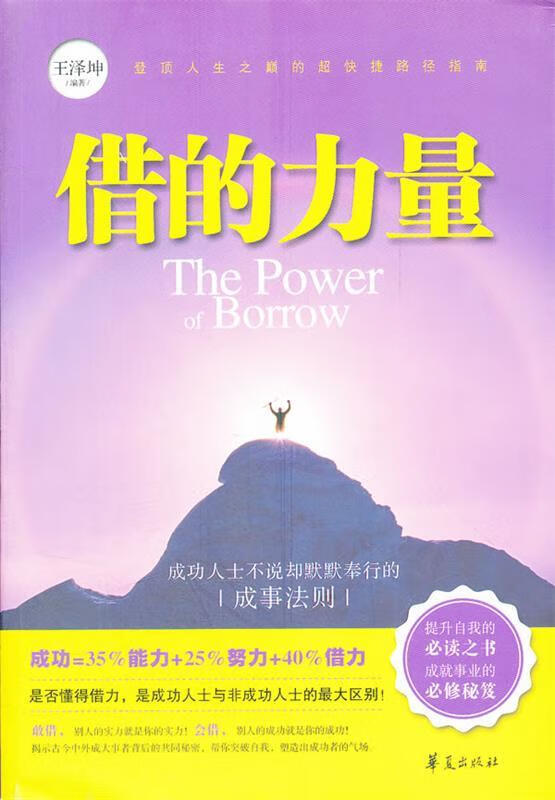 借的力量 王泽坤【书】